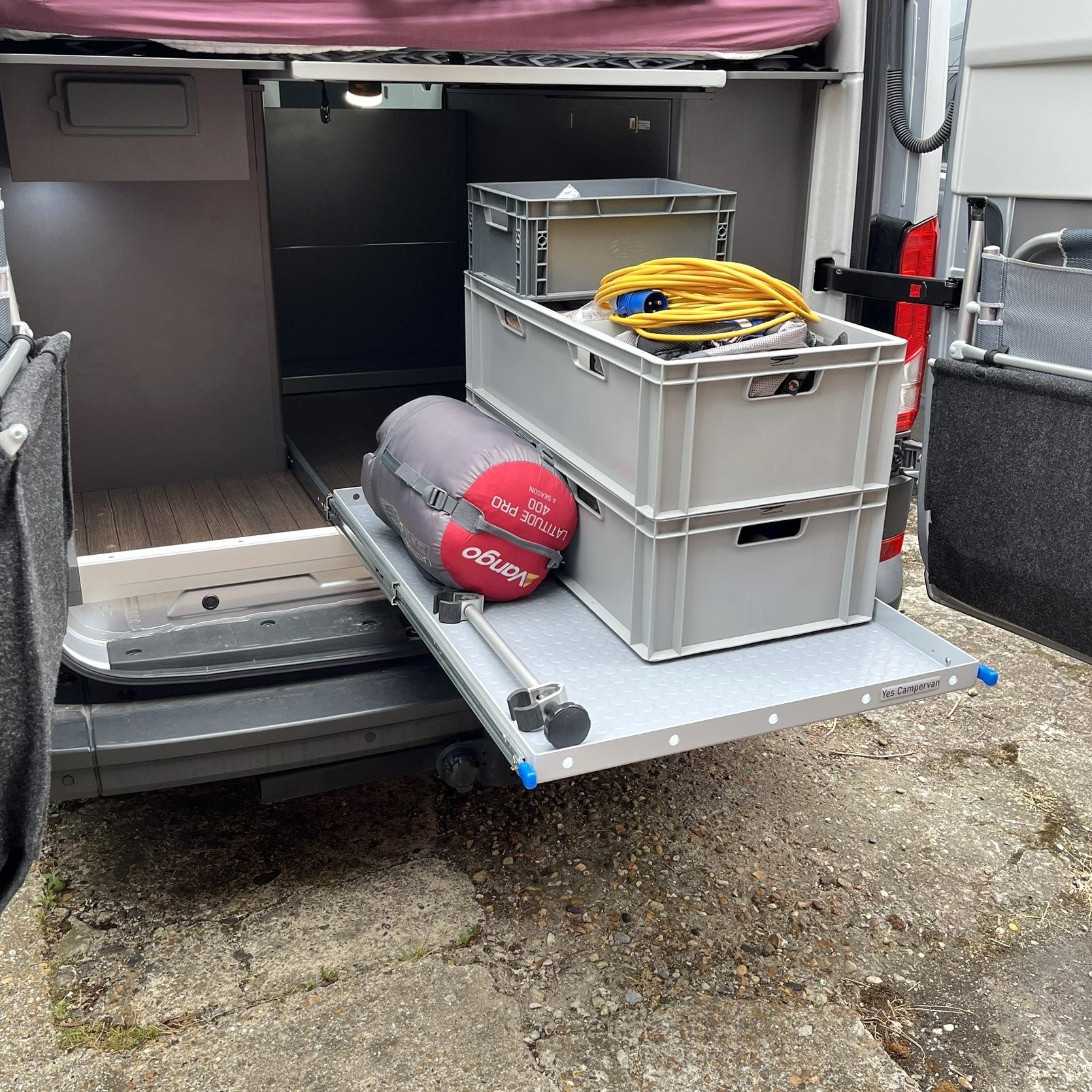 Rear drawer for the VW Grand California | Yes Campervan