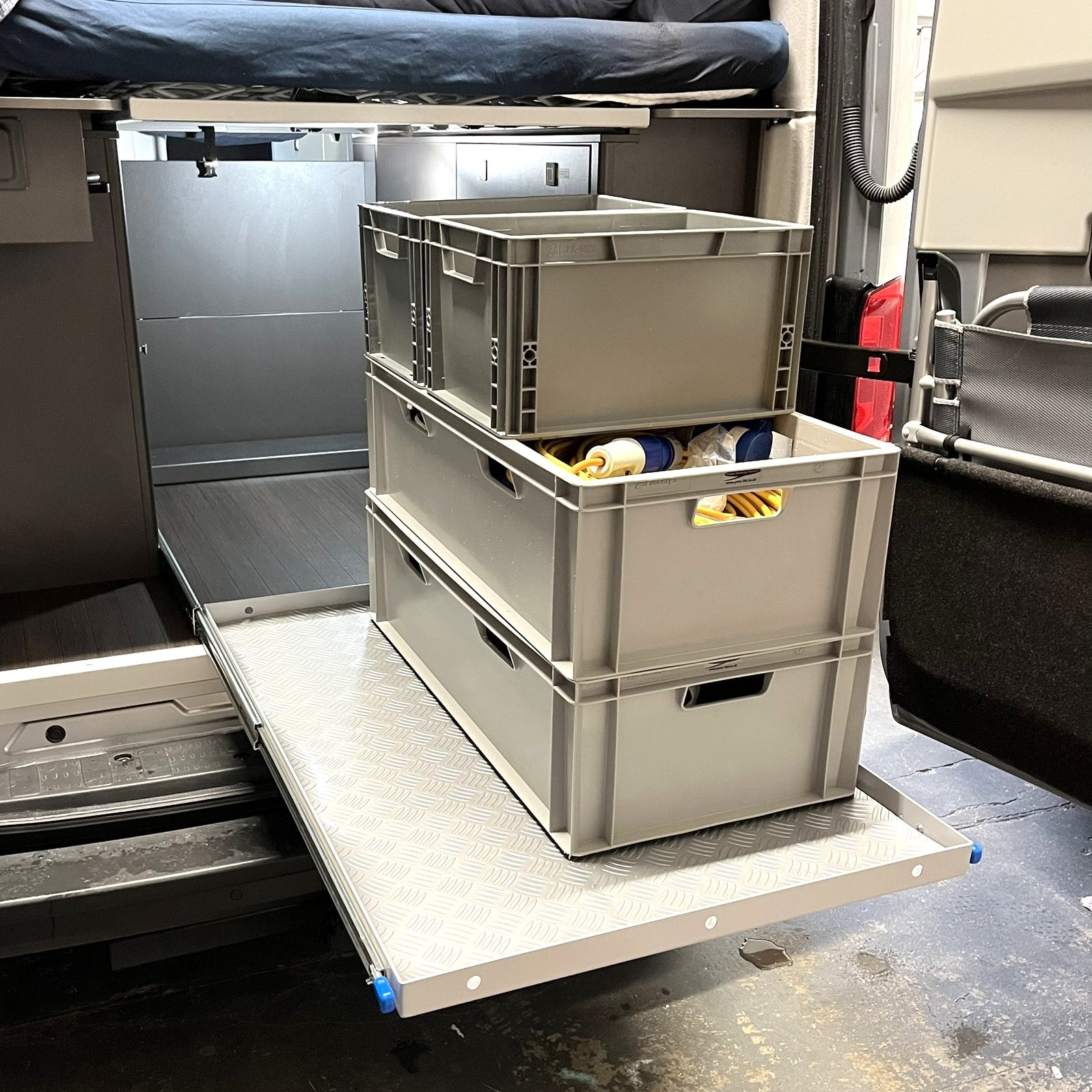 Rear drawer for the VW Grand California | Yes Campervan